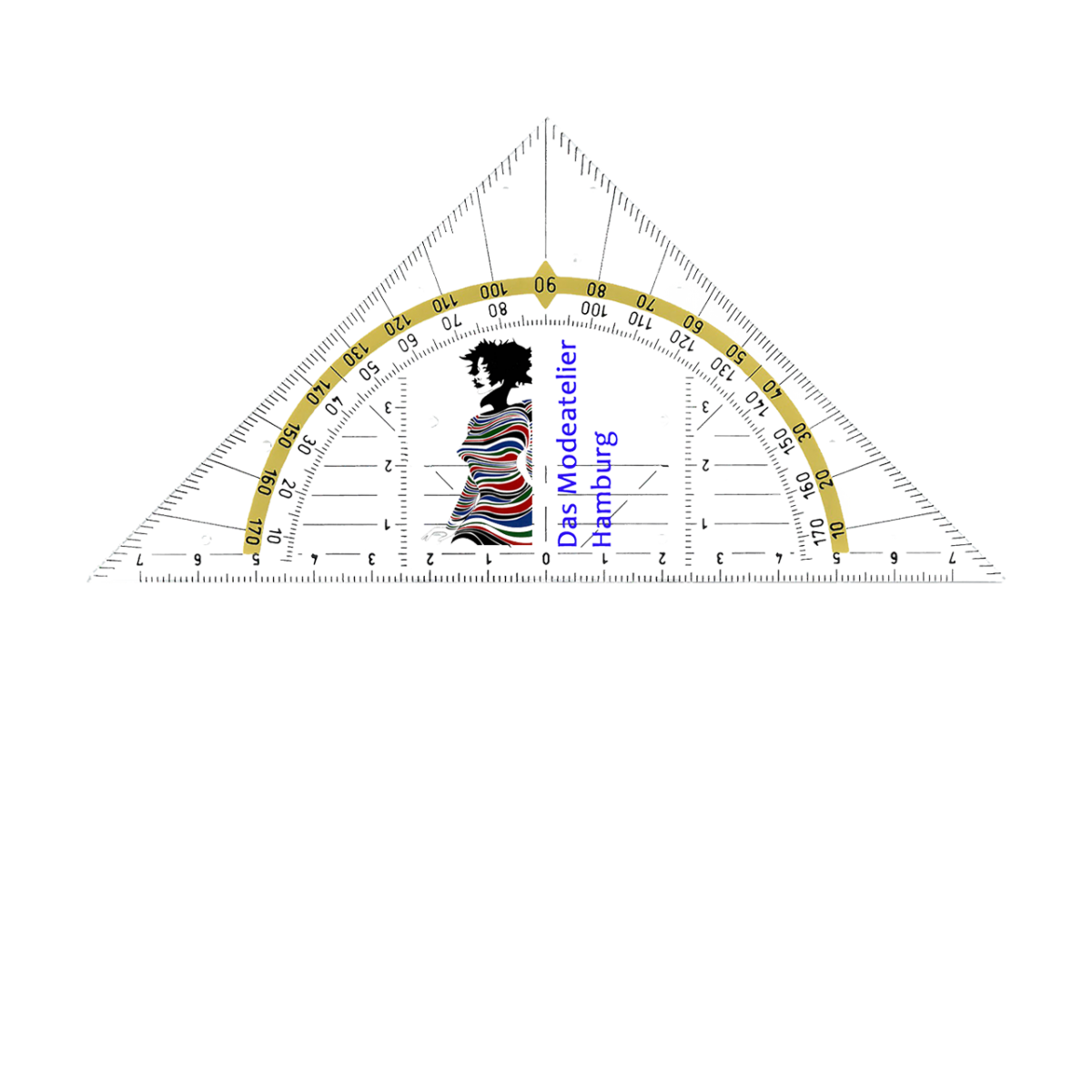 Biegsames/Flexible Geodreiecke bedrucken als Werbeartikel